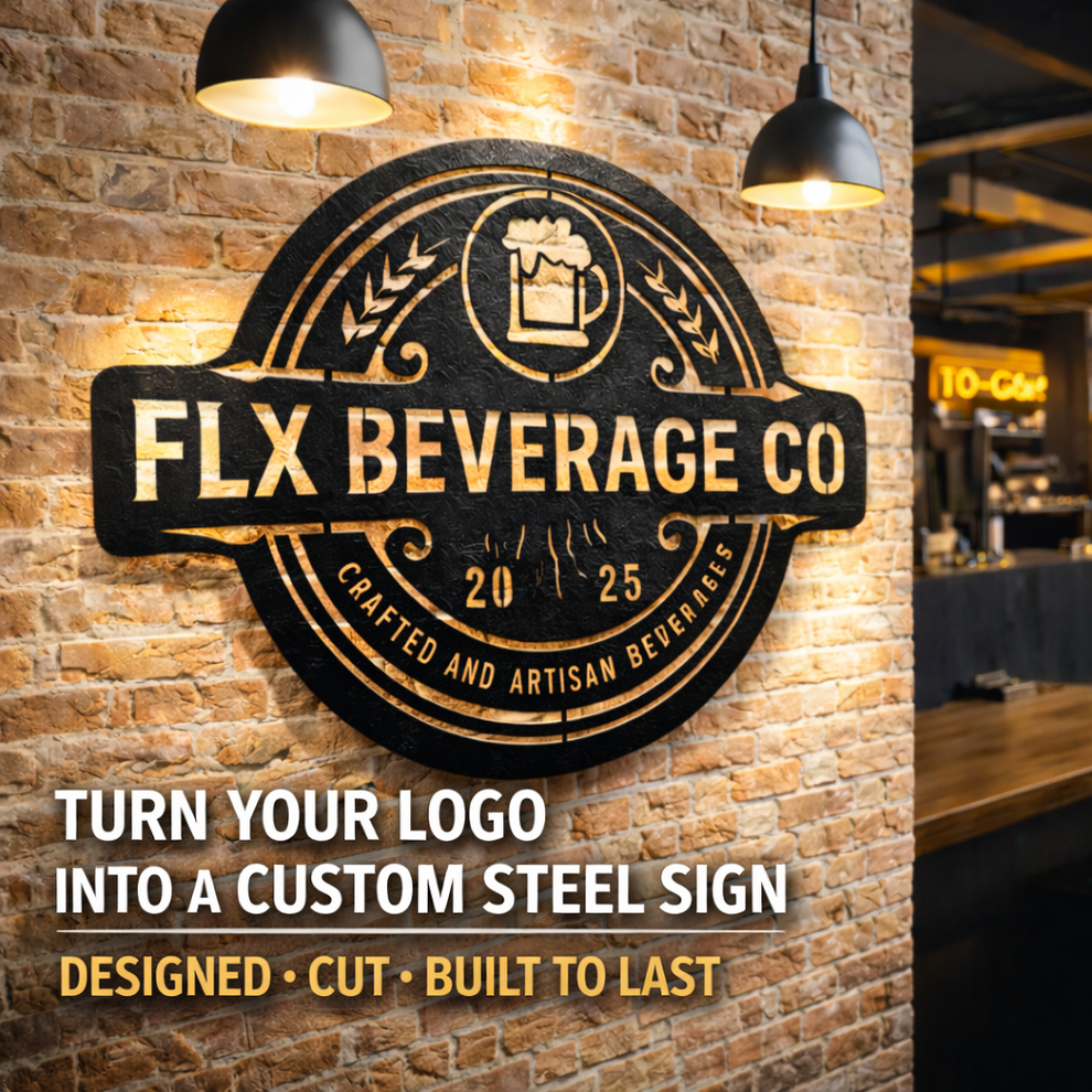 Custom Metal Signs – Your Logo, Design & Ideas – Precision Personal Customs